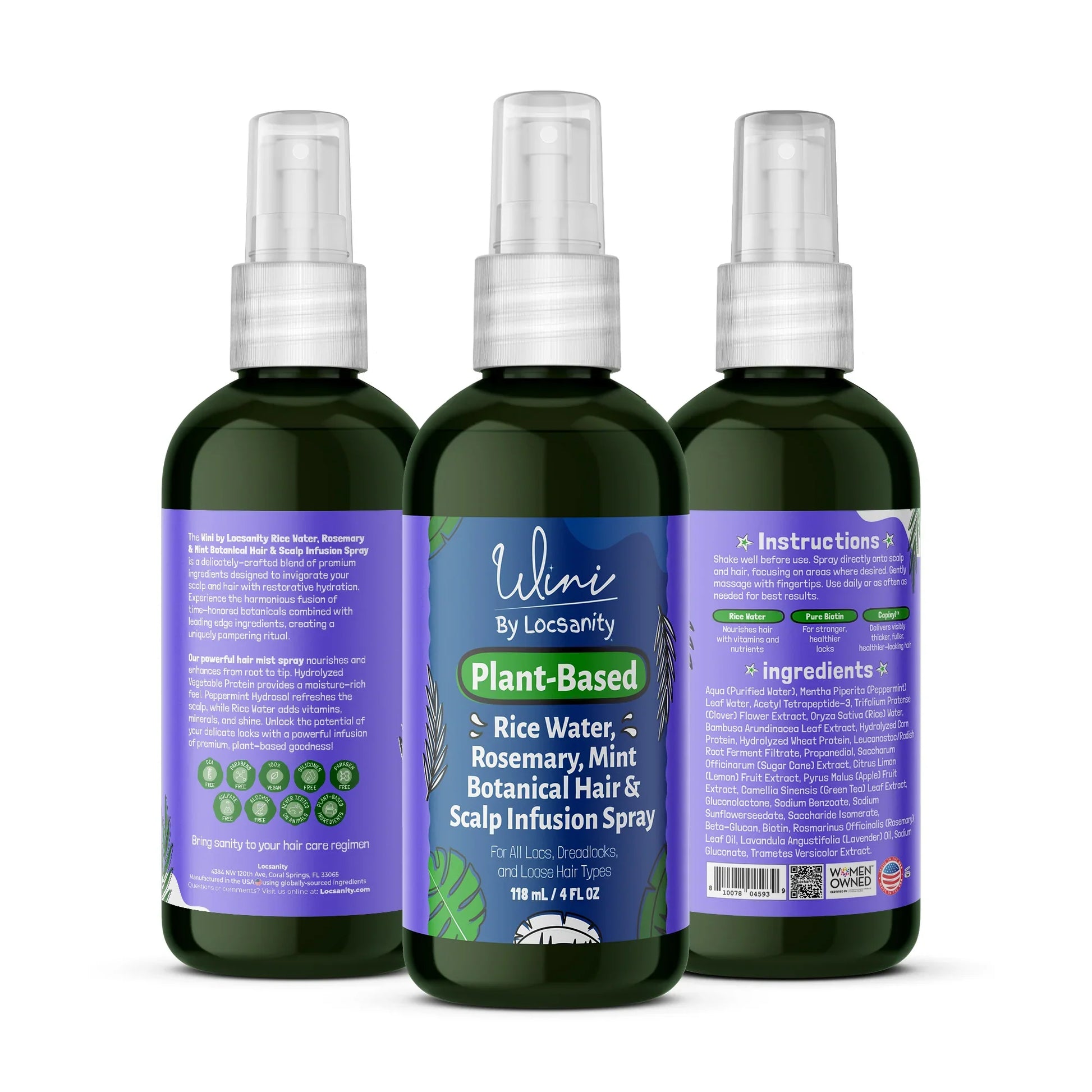 Wini by Locsanity Rice Water Scalp Infusion Spray – Shop Black Star Network