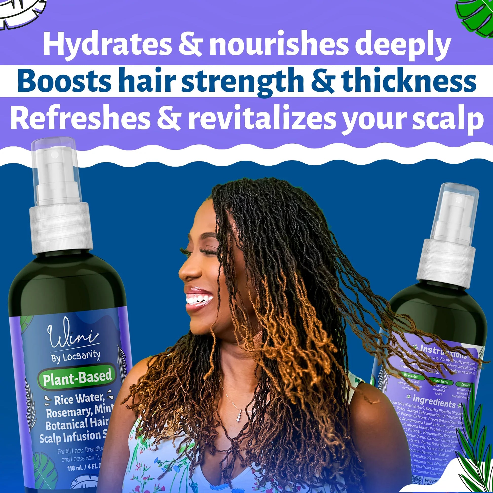 Wini by Locsanity Rice Water Scalp Infusion Spray – Shop Black Star Network